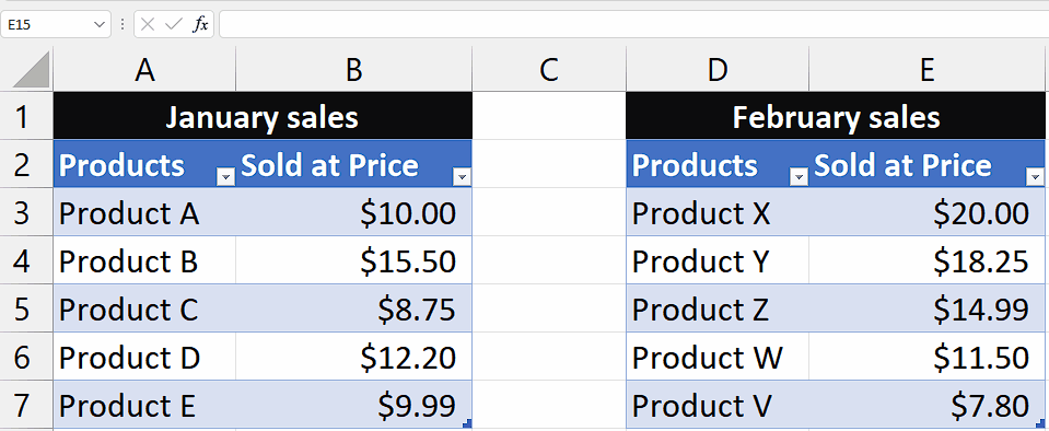 How To Select Whole Table In Excel | SpreadCheaters
