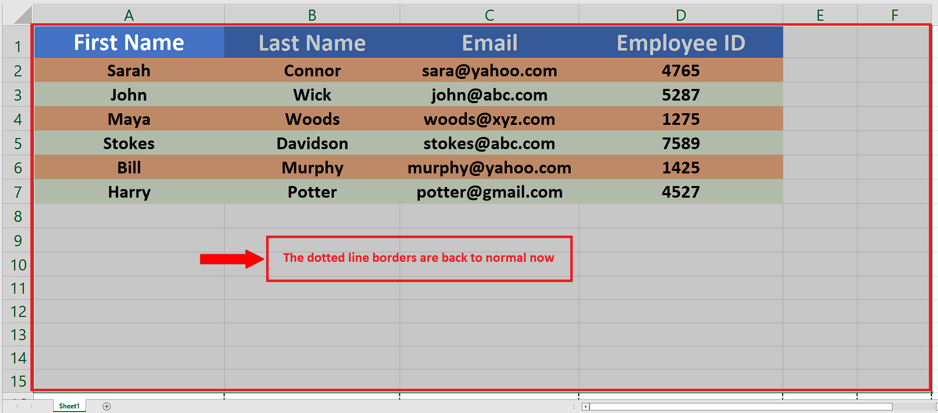 How To Get Rid Of The Dotted Lines In Excel | SpreadCheaters
