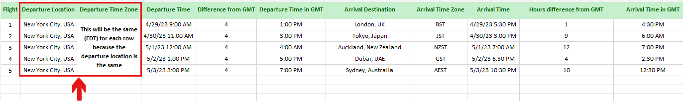 How To Calculate Flight Time Manually In Excel Spreadcheaters