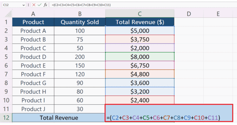 Formulas For Adding Multiple Cells In Microsoft Excel Spreadcheaters