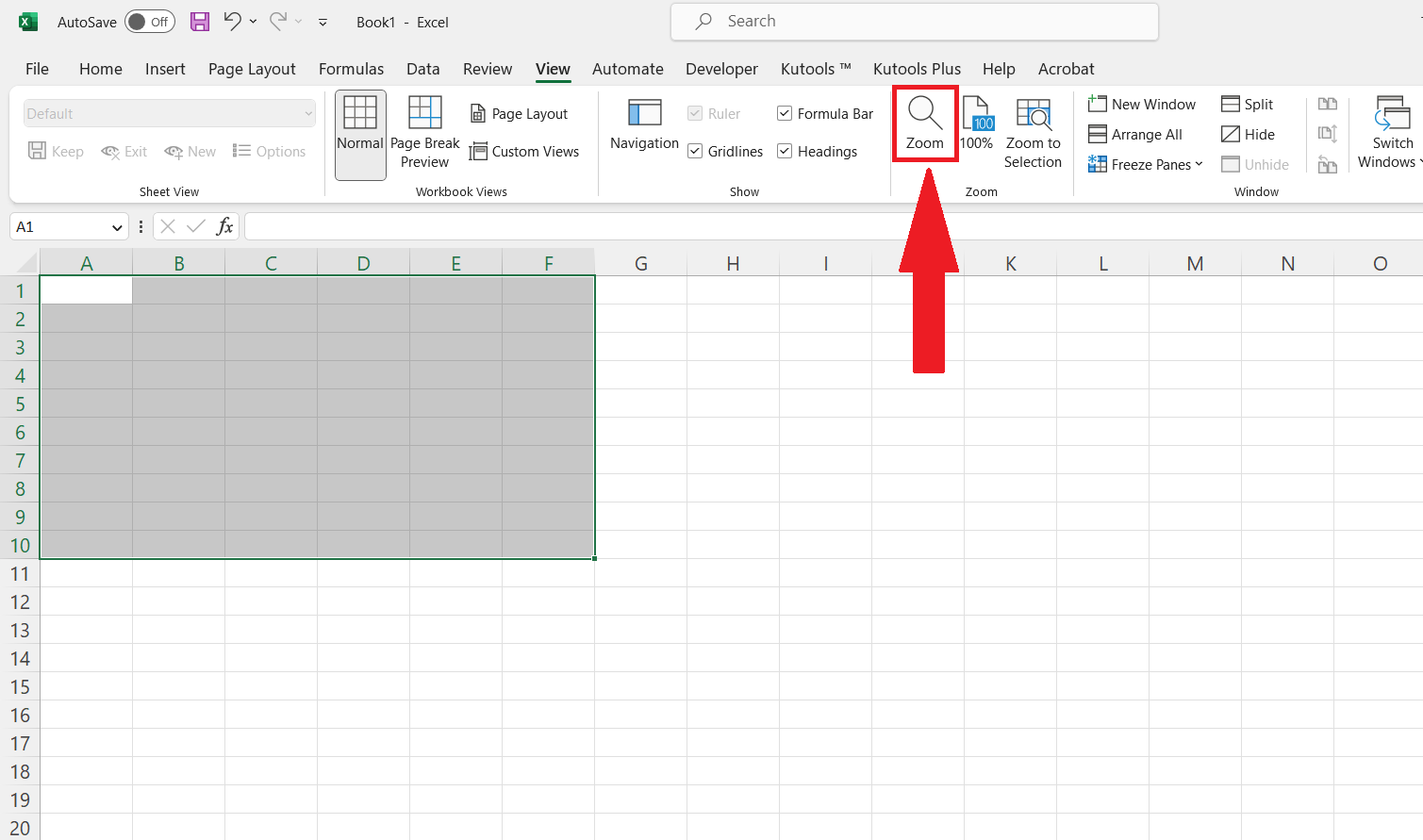How To Resize An Excel Sheet | SpreadCheaters