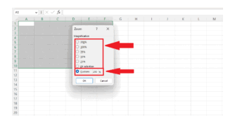 How To Resize An Excel Sheet | SpreadCheaters