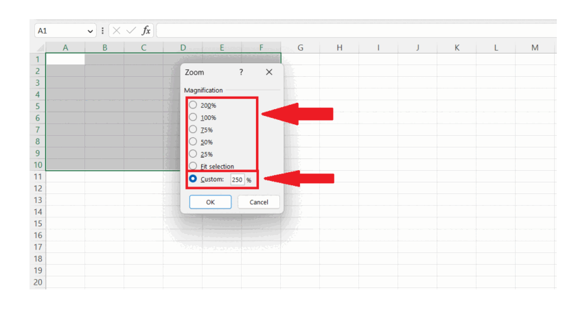 How To Resize An Excel Sheet | SpreadCheaters