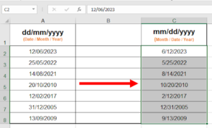 How To Change Date Format In Excel From Dd/mm/yyyy To Mm/dd/yyyy | SpreadCheaters