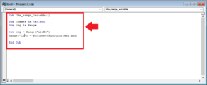 How To Use Range Variable In VBA Excel | SpreadCheaters