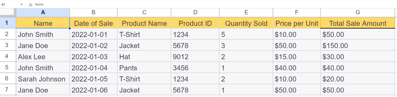 How To Make The First Column In Google Sheets Stay | SpreadCheaters