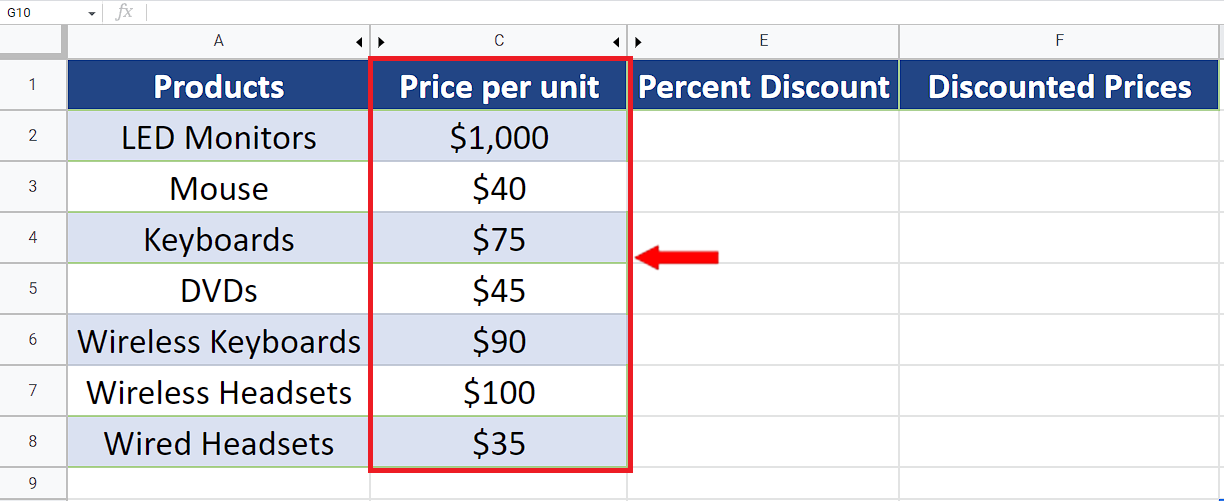 How To Use Absolute Reference In Google Sheets | SpreadCheaters How To Use Absolute Reference In Google Sheets | SpreadCheaters