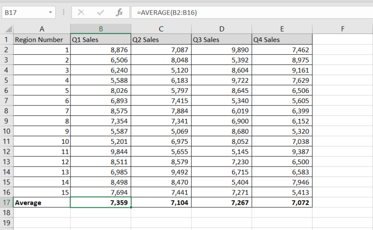 How To Average Cells In Excel | Spreadcheaters
