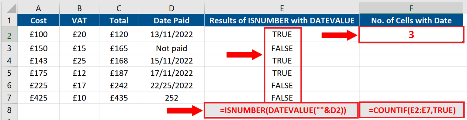 How To Count Cells With Dates In Excel Spreadcheaters