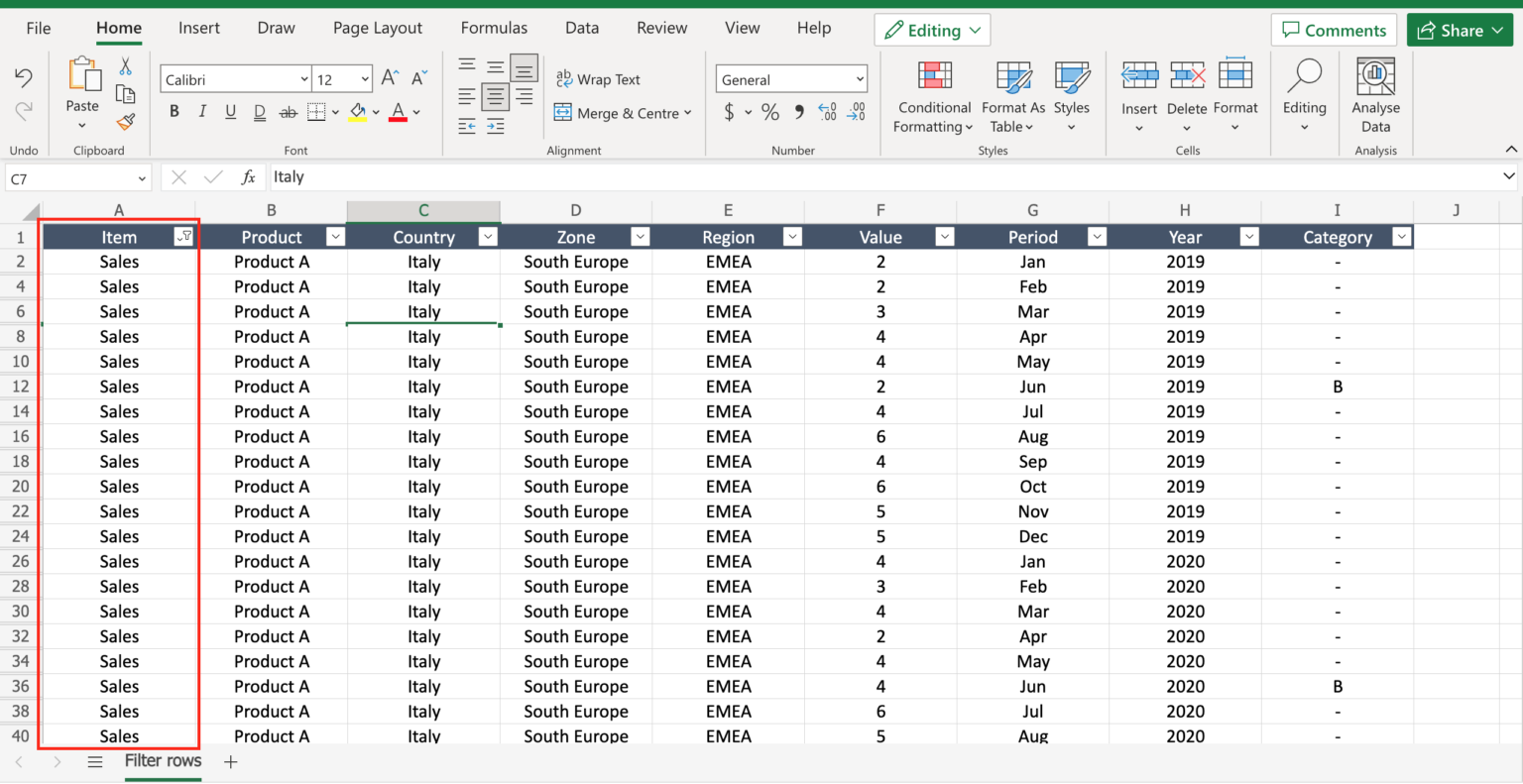How to change x and y axes in Excel - SpreadCheaters