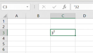 How To Type Squared In Excel | SpreadCheaters