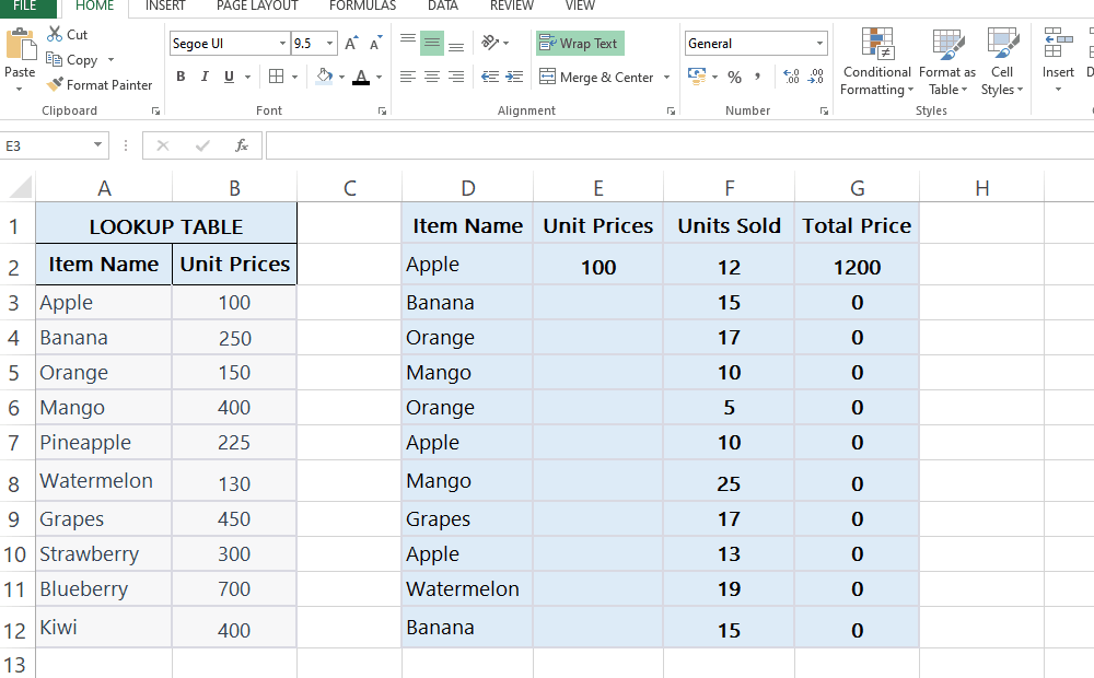 How To Assign A Value To A Word In Excel | SpreadCheaters