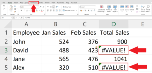 How To Fix “Excel Found A Problem With One Or More Formula References ...