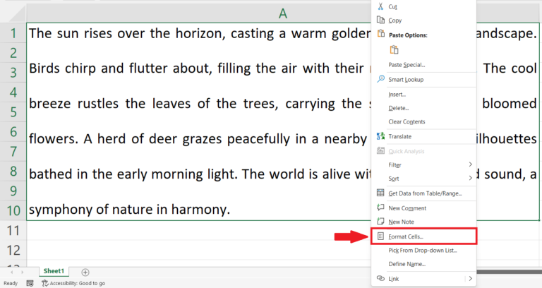 How To Adjust Line Spacing In Microsoft Excel | SpreadCheaters