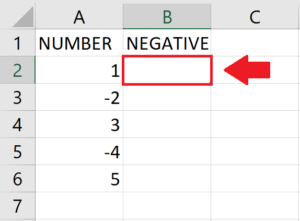 How To Make All Numbers Negative In Excel | Spreadcheaters