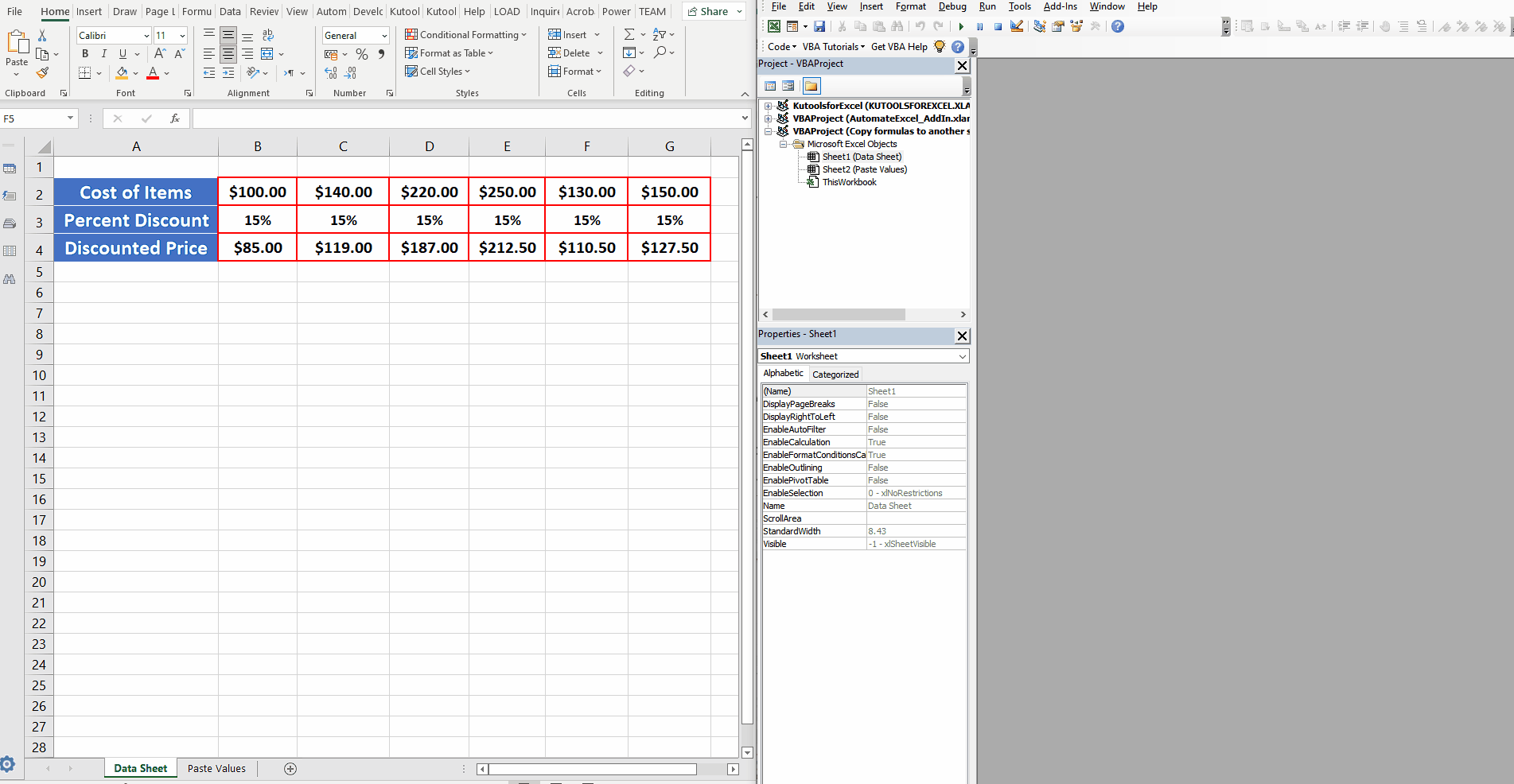 How To Paste Values Using VBA In Excel | SpreadCheaters