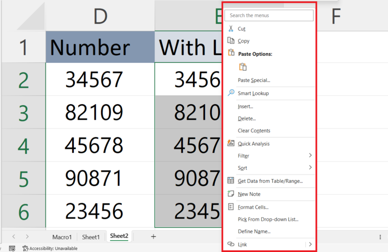 How To Add A Letter In Front Of A Number In Microsoft Excel Spreadcheaters