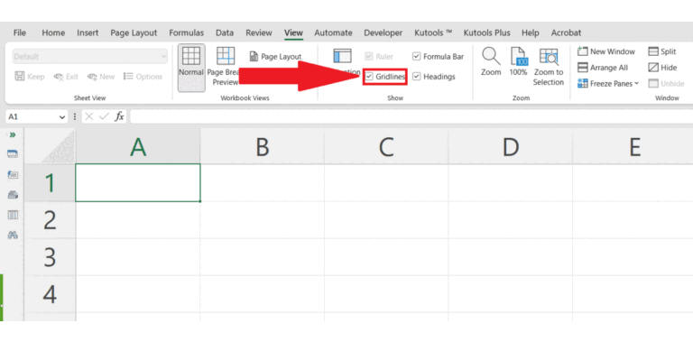 How To Erase Lines In Microsoft Excel | Spreadcheaters