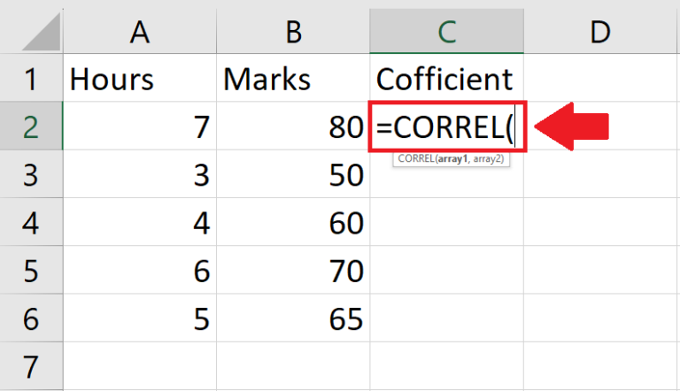 How To Find Linear Correlation Coefficient In Excel | SpreadCheaters
