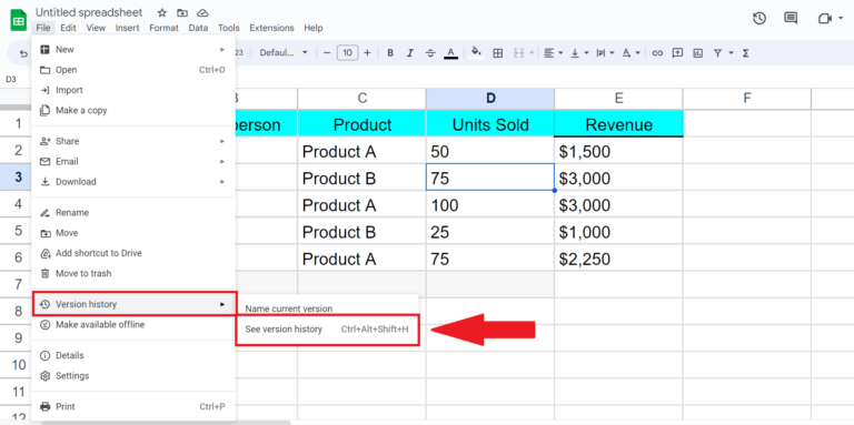 How To Restore Google Sheets To The Previous Version | SpreadCheaters