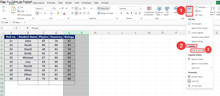 How To Unhide Data In Excel | SpreadCheaters