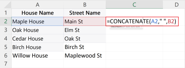 How To Add Text From Two Cells In Microsoft Excel | SpreadCheaters