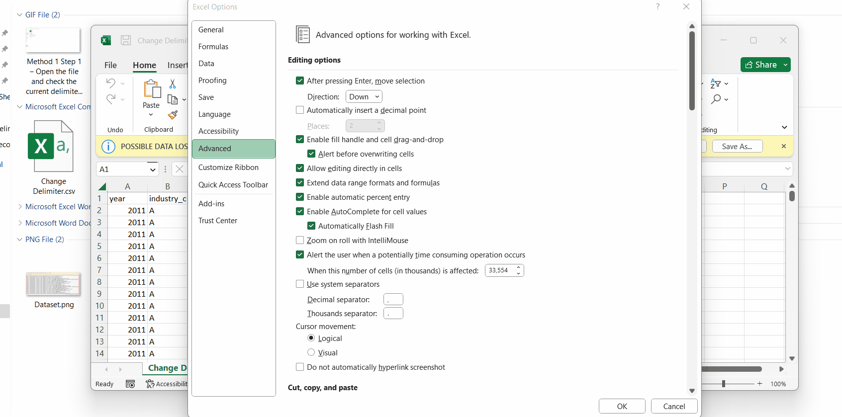 How To Change Delimiter In Excel | SpreadCheaters