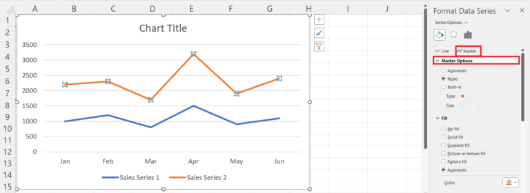 How To Add Markers In Microsoft Excel | SpreadCheaters