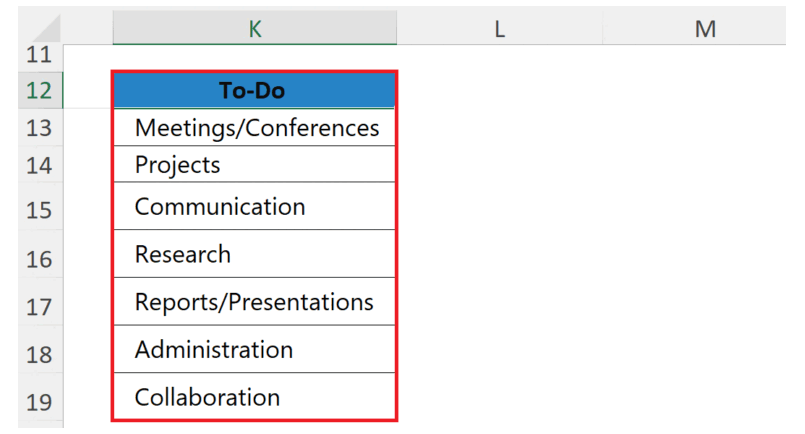 How To Create A Weekly Schedule In Microsoft Excel | SpreadCheaters