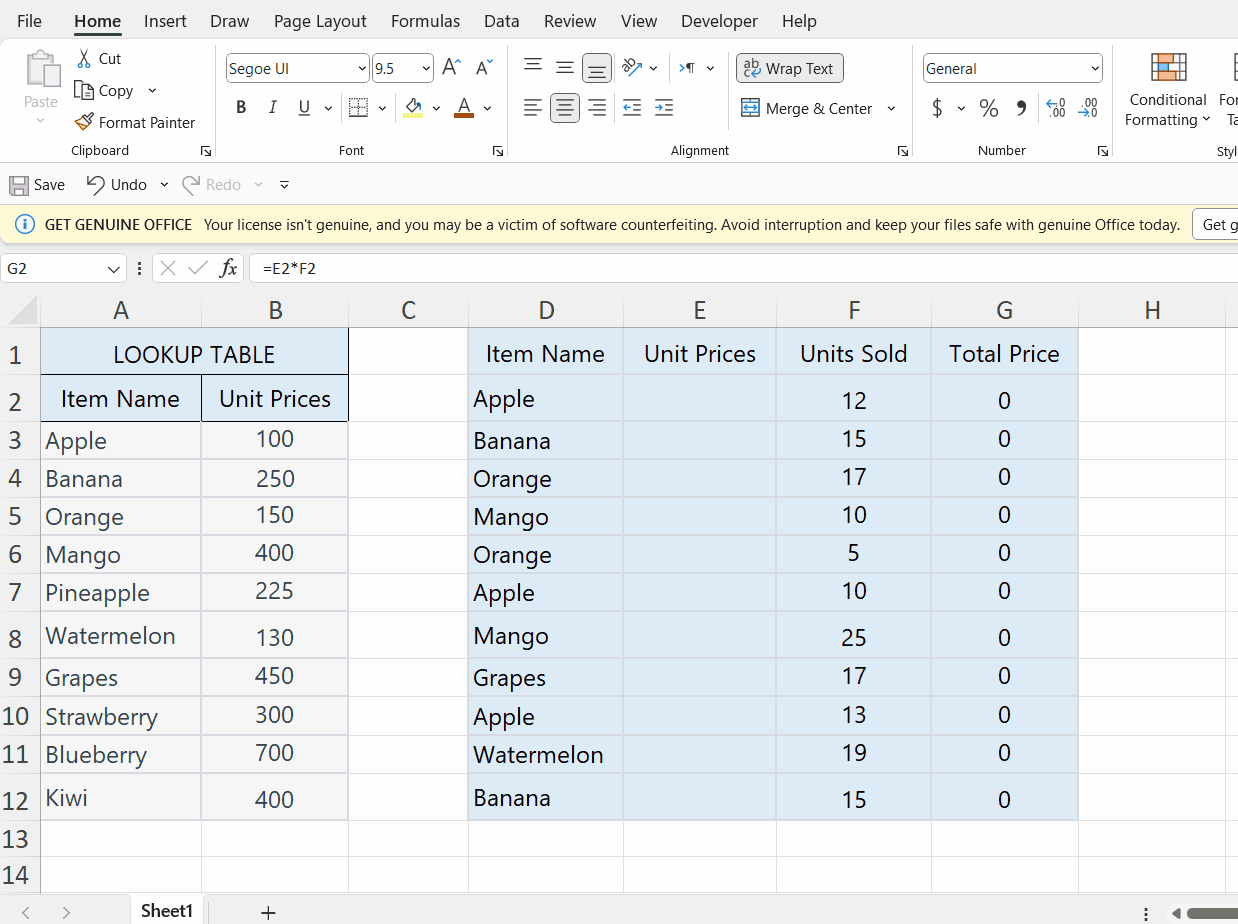 How To Assign A Value To A Word In Excel | SpreadCheaters