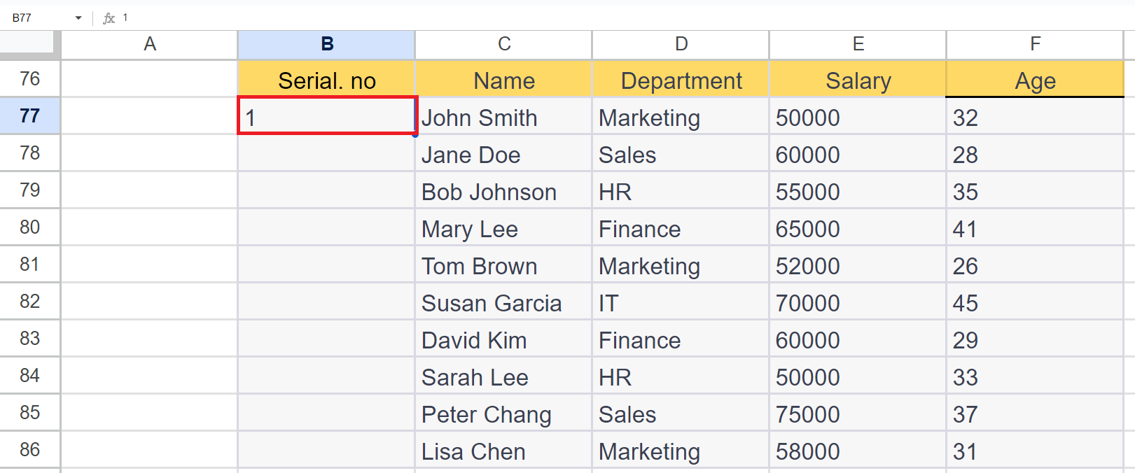 How To Add Numbers Automatically In Google Sheets | SpreadCheaters