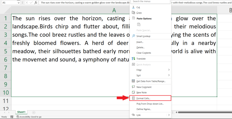 How To Adjust Line Spacing In Microsoft Excel | SpreadCheaters