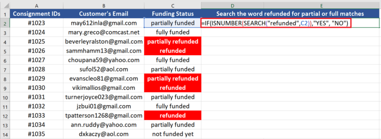 How To Check If Cell Contains Partial Text In Excel Spreadcheaters