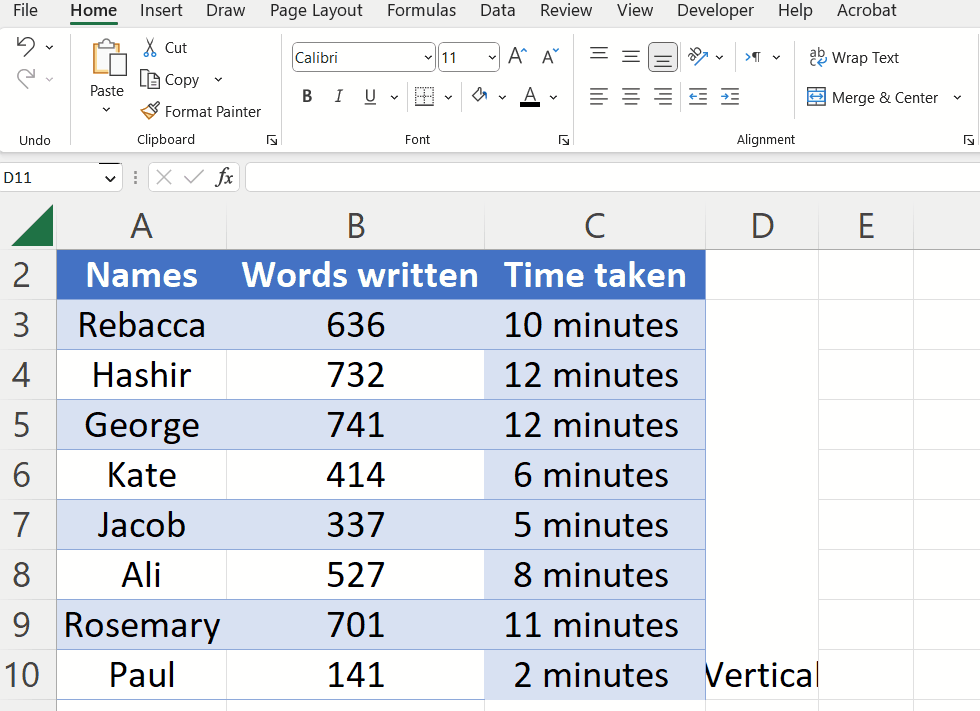 How To Write Vertical Text In Excel | SpreadCheaters