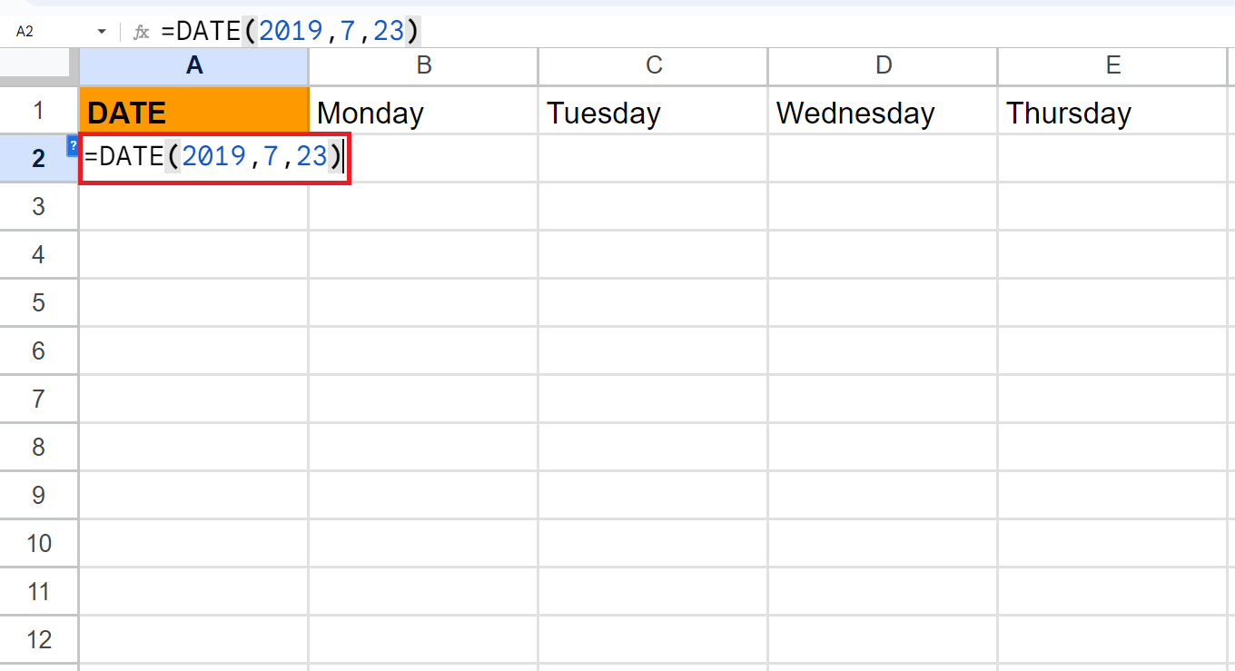How To Add Dates To Google Sheets | SpreadCheaters