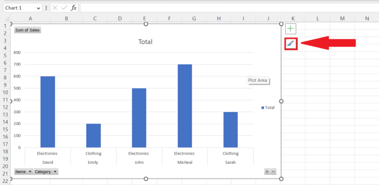 How To Change Colors In An Excel Pivot Chart | SpreadCheaters