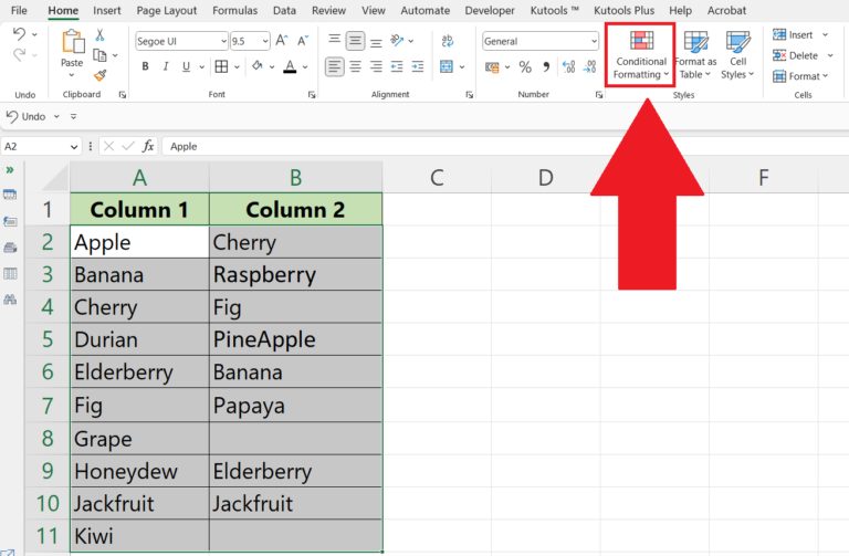 How To Compare Two Columns In Microsoft Excel And Remove The Duplicates Spreadcheaters