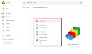 How To Upload An Excel File To Google Drive | SpreadCheaters