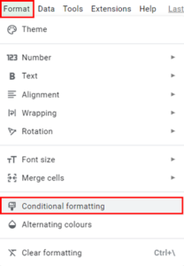 How To Change Cell Colour Based On Value In Google Sheets | SpreadCheaters