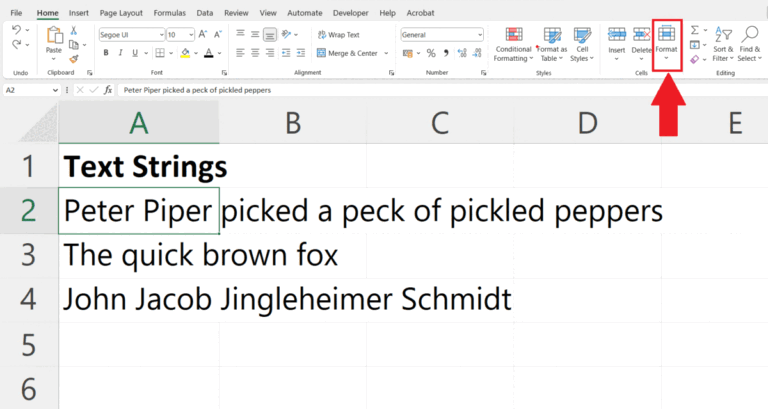 How To Adjust Cell Size In Microsoft Excel | SpreadCheaters
