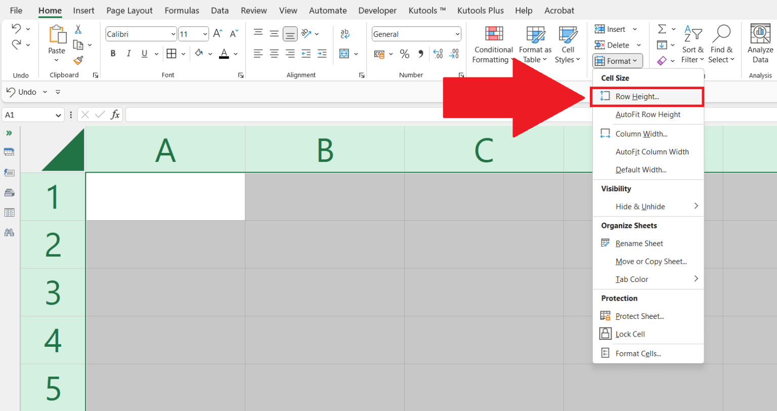 How To Change All Cell Sizes In Microsoft Excel | SpreadCheaters