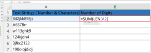 How To Count The Number Of Digits In Microsoft Excel | SpreadCheaters