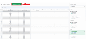 How To Restore Google Sheets To The Previous Version | SpreadCheaters