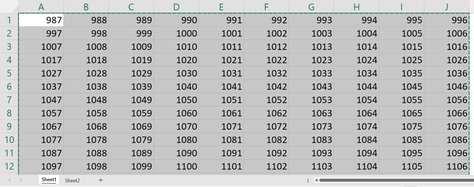 How To Copy And Paste Thousands Of Rows In Excel | SpreadCheaters