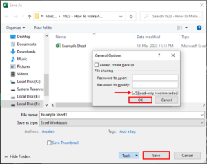 How To Make An Excel Sheet Read Only | SpreadCheaters