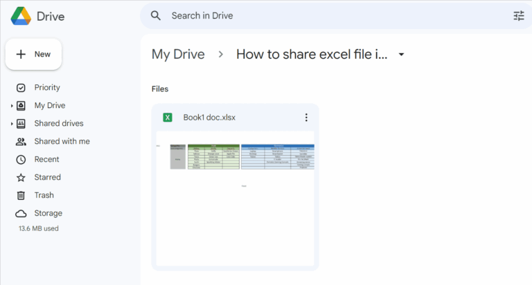 How To Share Excel Files In Google Drive | SpreadCheaters