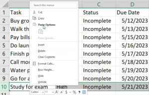How To Shift Row Up In Excel | SpreadCheaters