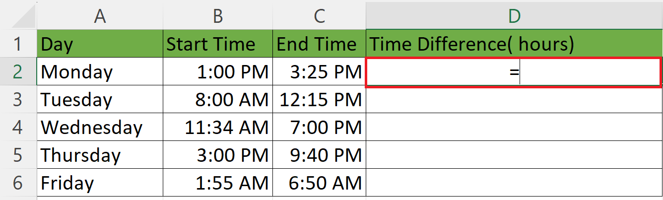 How To Find Time Differences In Microsoft Excel | SpreadCheaters