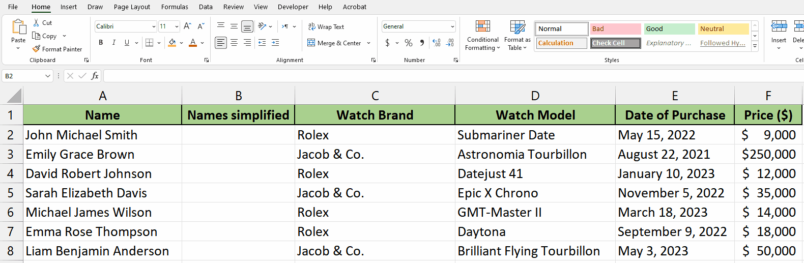 How To Remove Middle Name In Excel SpreadCheaters How To Remove Middle Name In Excel SpreadCheaters