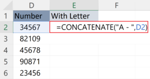 How To Add A Letter In Front Of A Number In Microsoft Excel ...